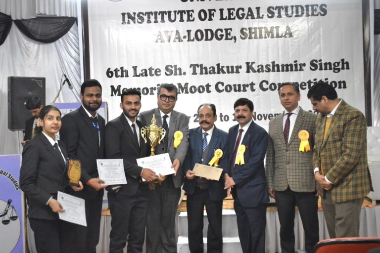 Bahara University emerged victorious in the moot court competition ...